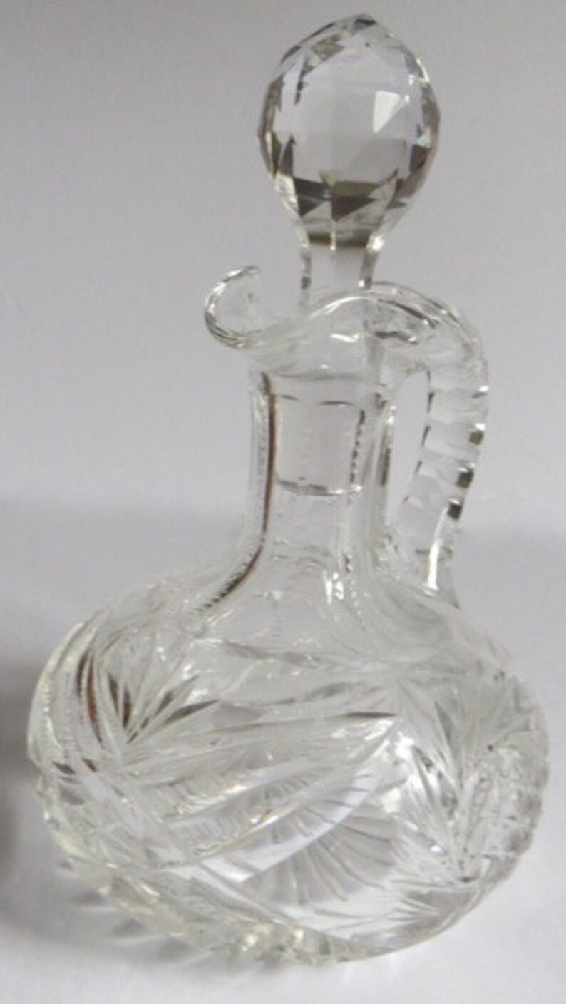 Exceptionally Fine Crystal Pinwheel Decanter - Etsy