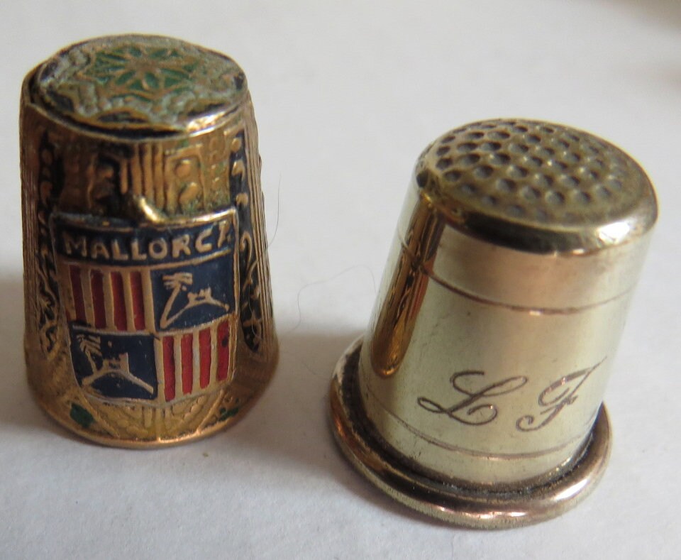 Awesome Collection of 24 Thimbles of Extraordinary Assortment - Etsy