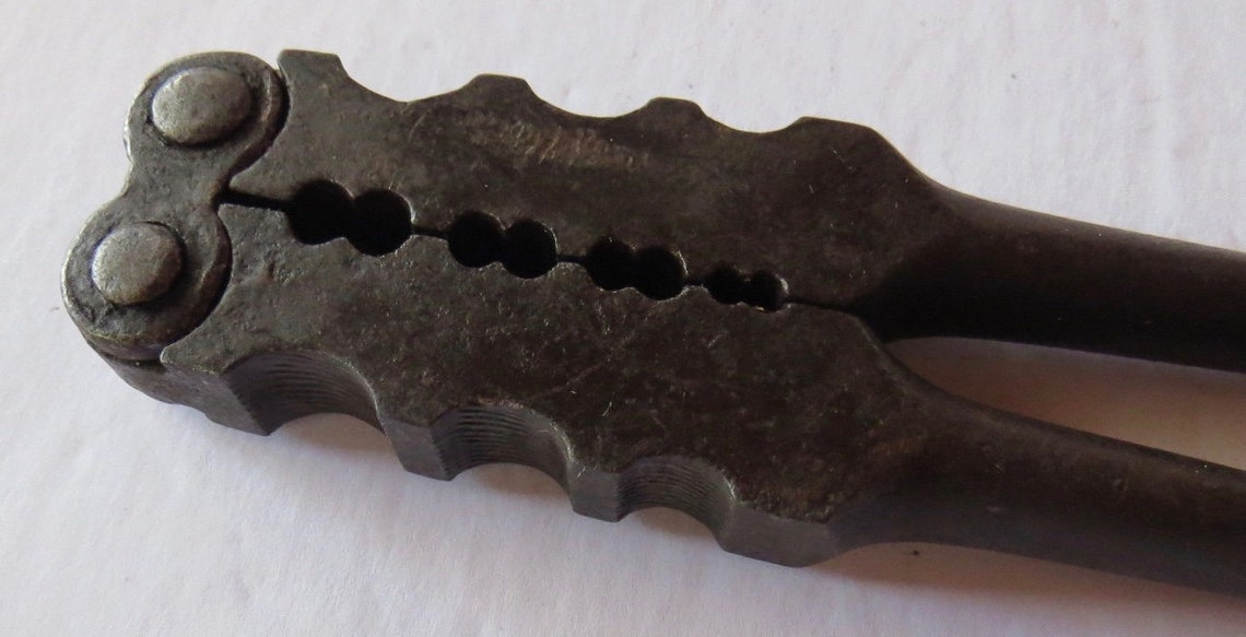 Vintage Lineman Iron Wire Splicing Crimper Tool From Old | Etsy