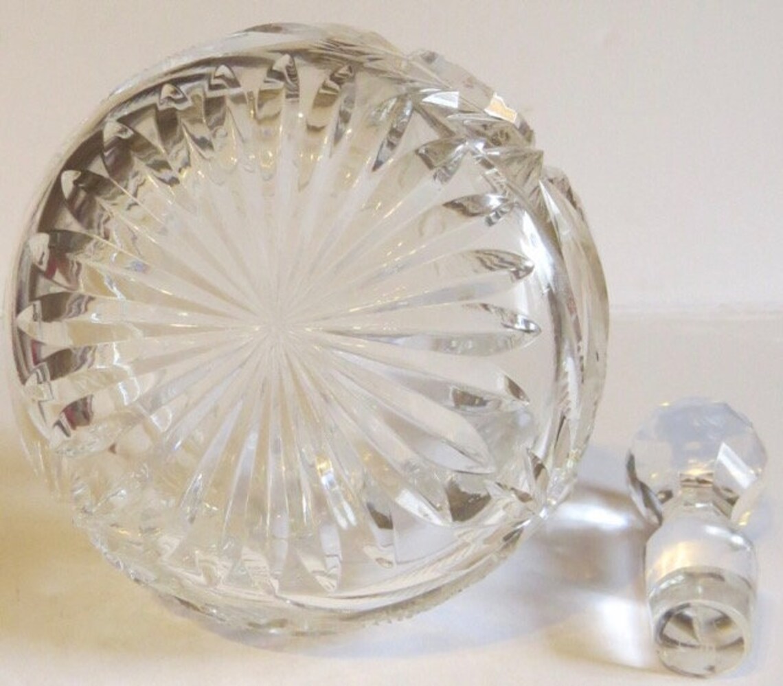 Exceptionally Fine Crystal Pinwheel Decanter - Etsy