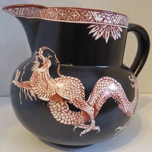 Stunning Vintage CETEM WARE C T Maling & Sons Pottery Dragon Jug - Etsy