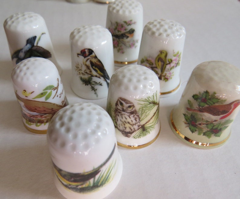 Awesome Collection of 24 Thimbles of Extraordinary Assortment - Etsy