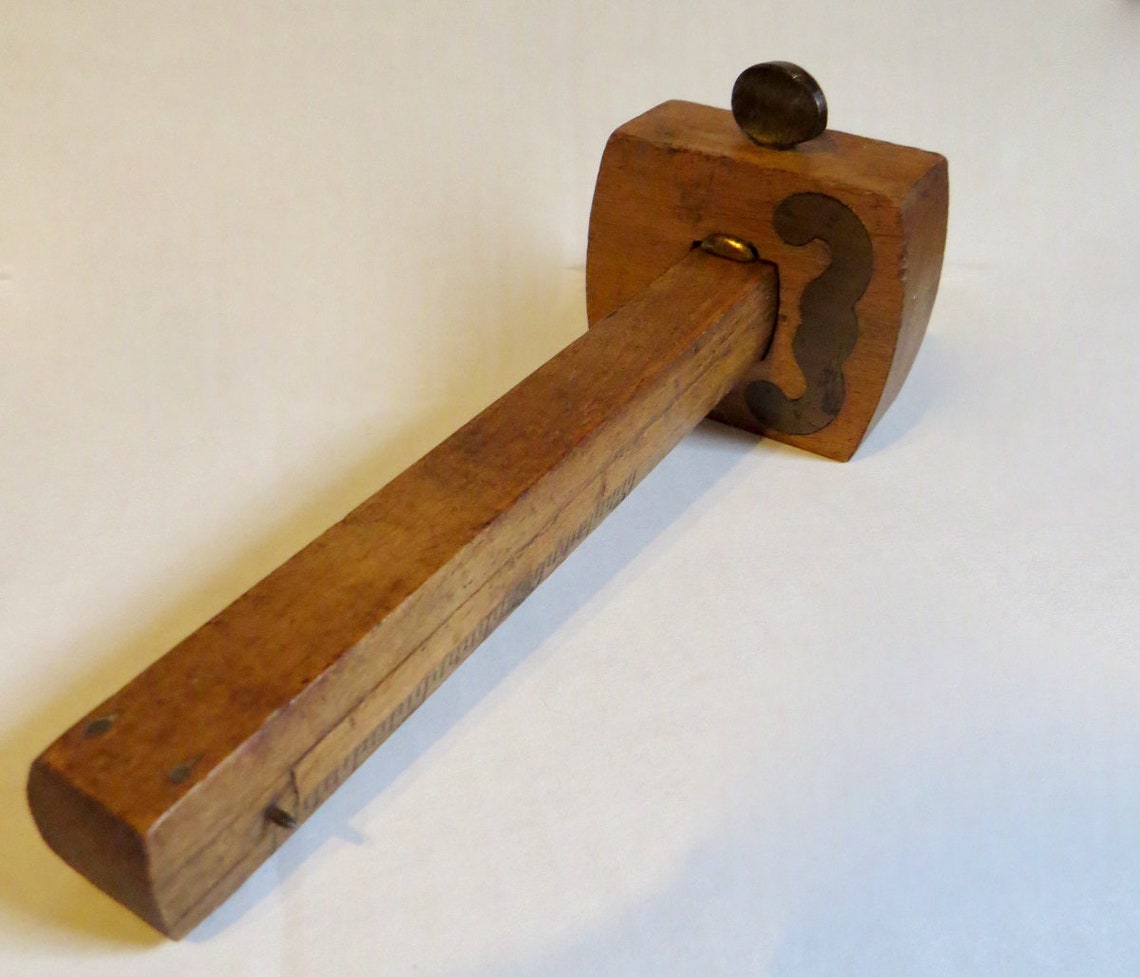 Antique Stanley 68 Carpenter's Scribe Marking Gauge Wood and Brass - Etsy