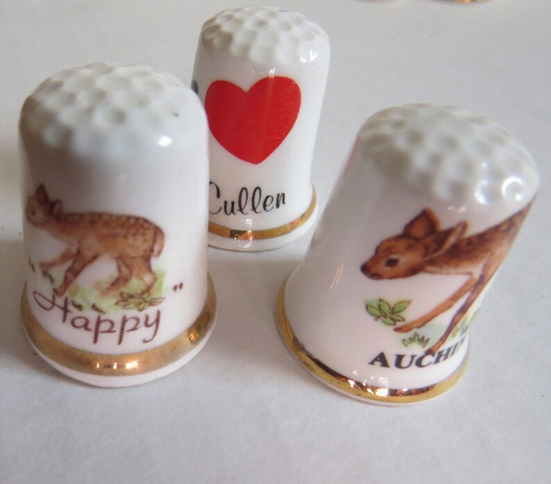 Awesome Collection of 24 Thimbles of Extraordinary Assortment - Etsy