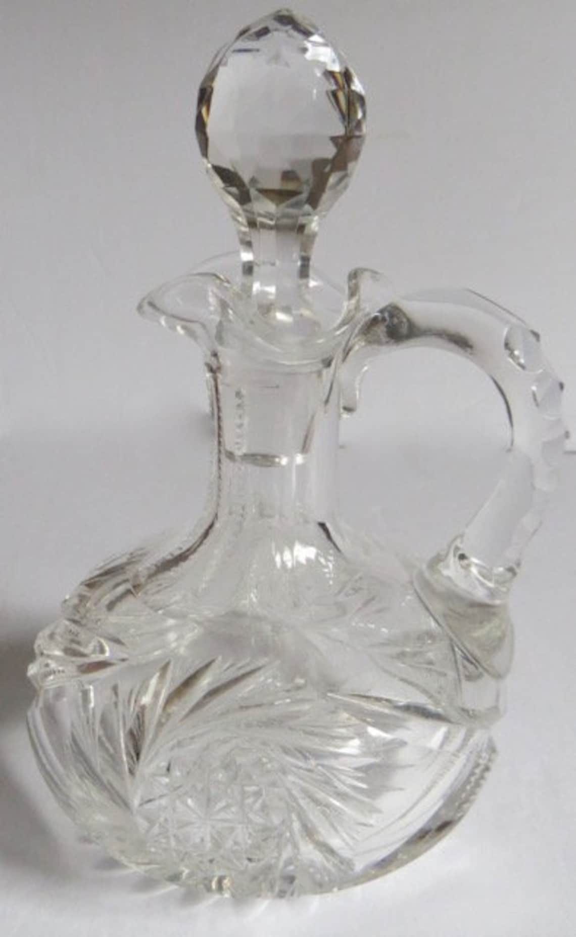 Exceptionally Fine Crystal Pinwheel Decanter - Etsy