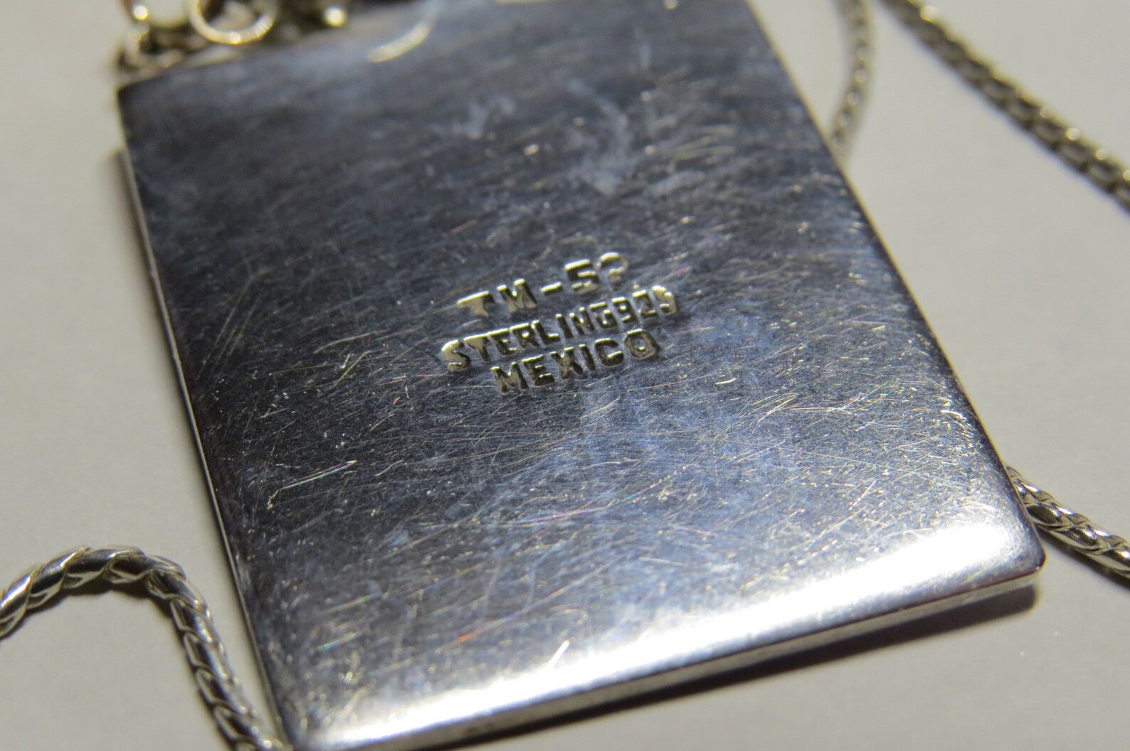 Sterling Hand Designed Mexican Silver Necklace - Etsy
