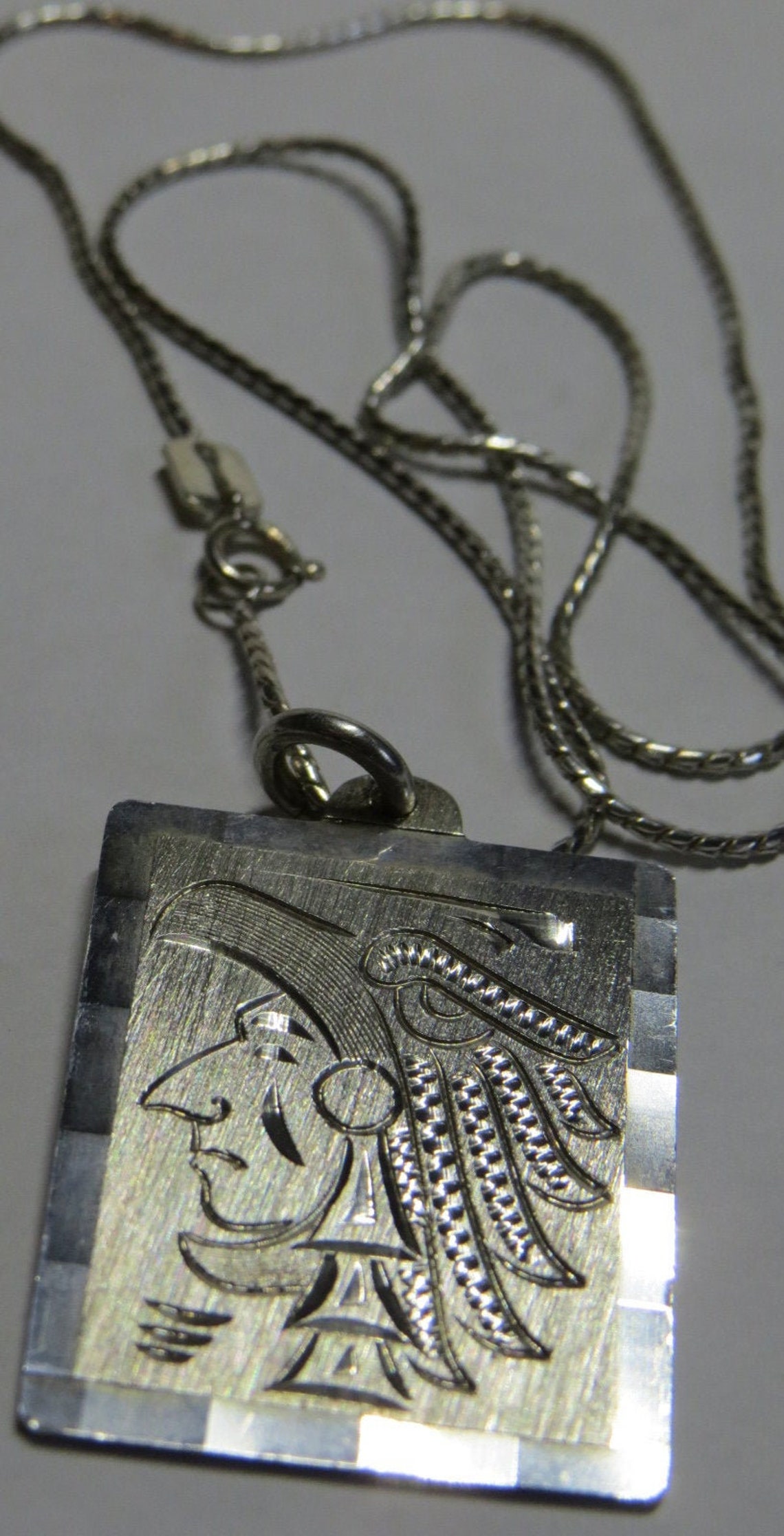 Sterling Hand Designed Mexican Silver Necklace - Etsy