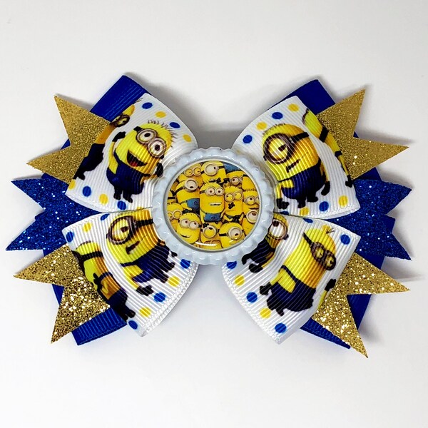 Minions Bow - Etsy