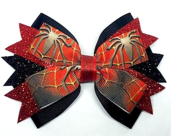 Spiderman Bow | Etsy