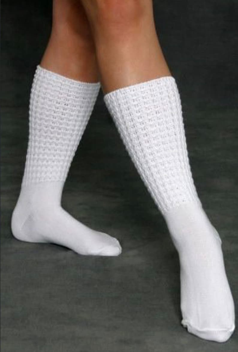 Poodle Socks White Irish Dance Socksirish Dance Feis | Etsy