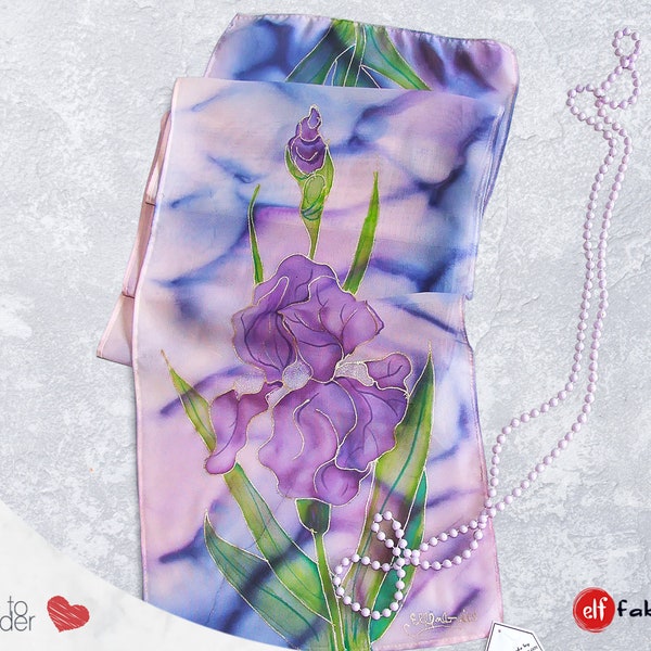 Iris Scarf - Etsy