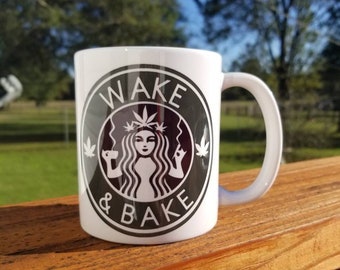 Wake and Bake Coffee Mug | Etsy