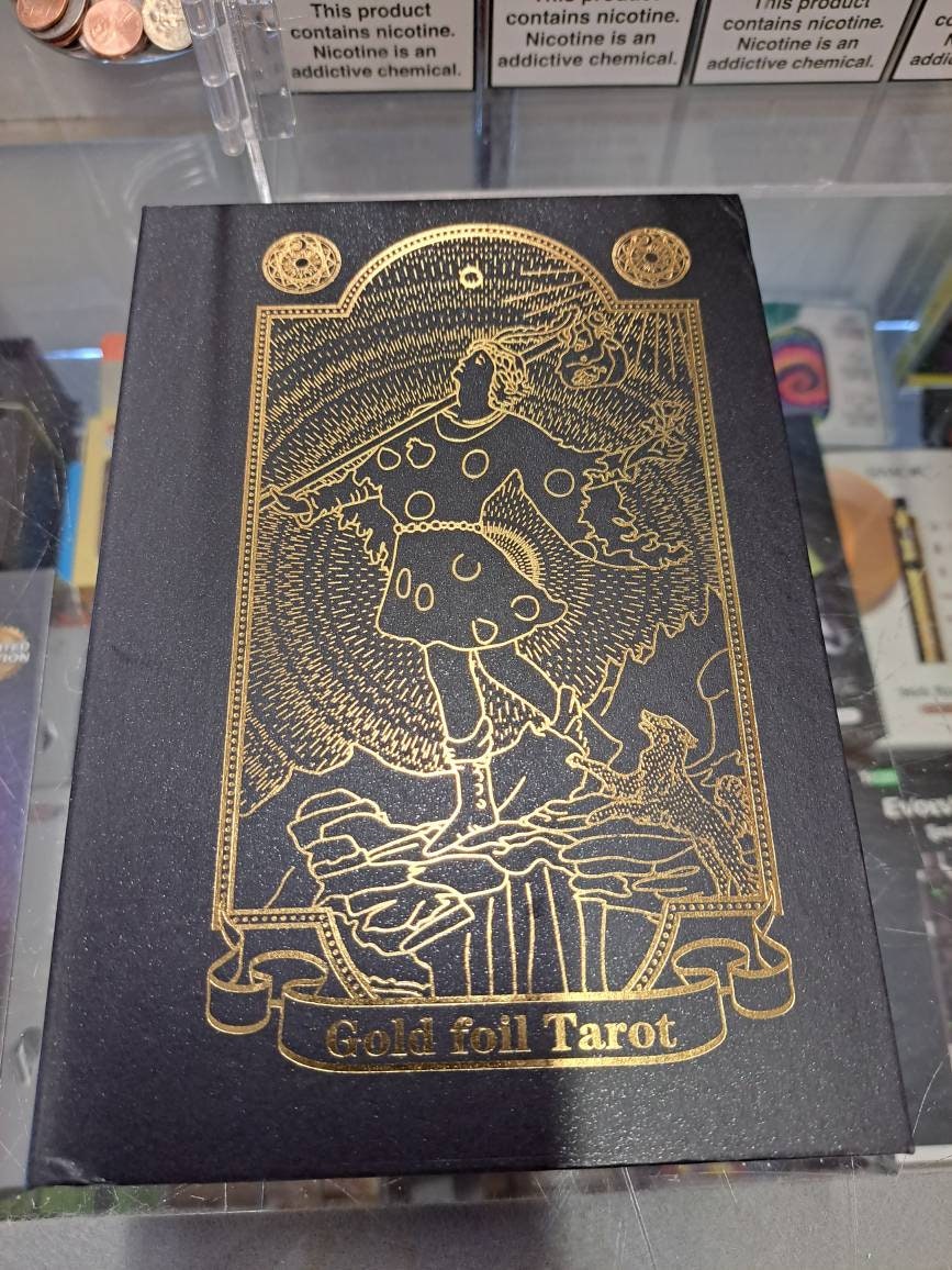 Gold Foil Tarot Card Deck Gift Set Ryder Waite - Etsy