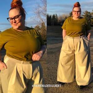 Tapioca Trousers PDF Pattern, Sizes 0-34, Beginner Sewing Pattern ...