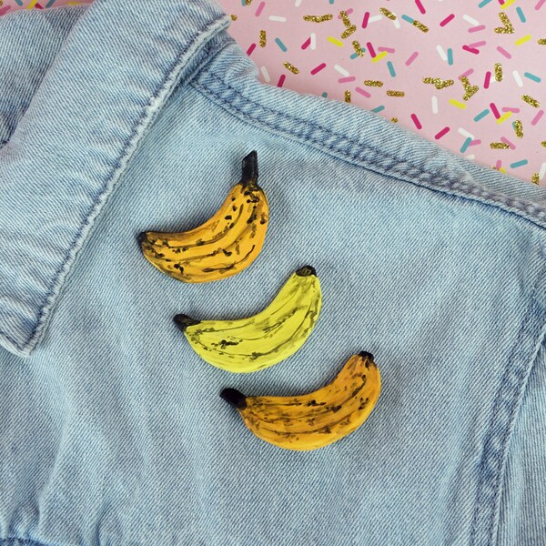 Banana Pin - Etsy