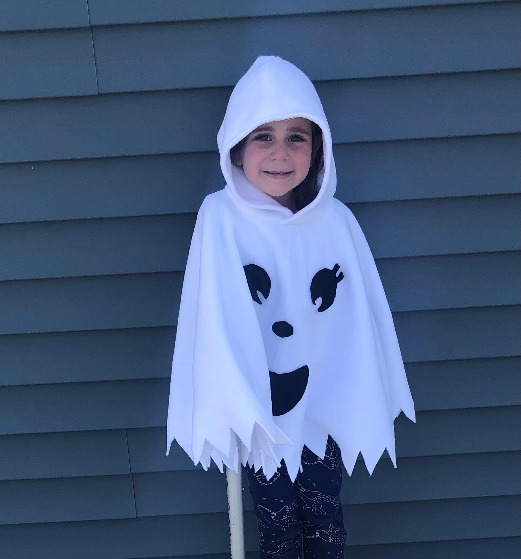 Create a Ghost Car Seat Poncho Ghost Costume Kids Toddler Child Baby ...