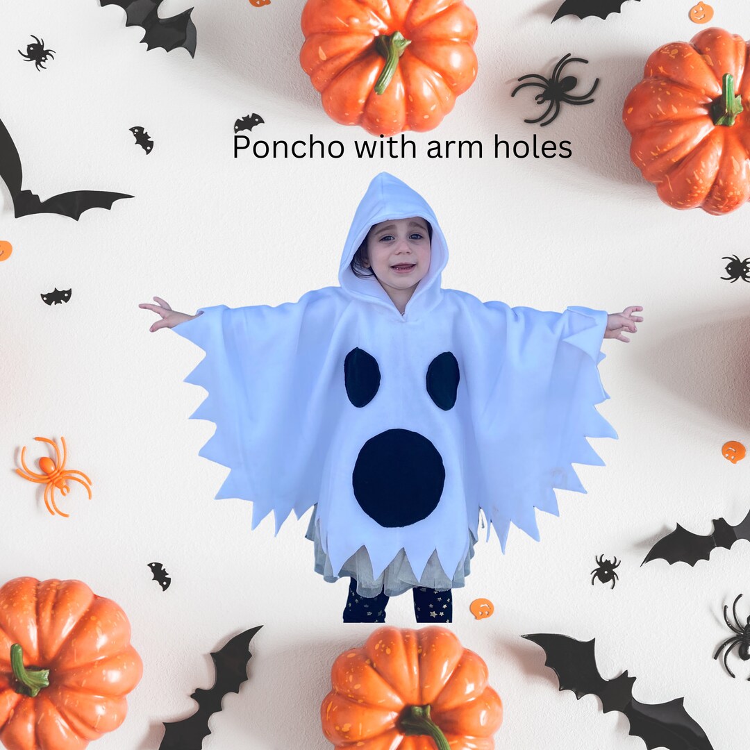 Ghost Car Seat Poncho Ghost Costume Kids Toddler Child Baby Poncho ...