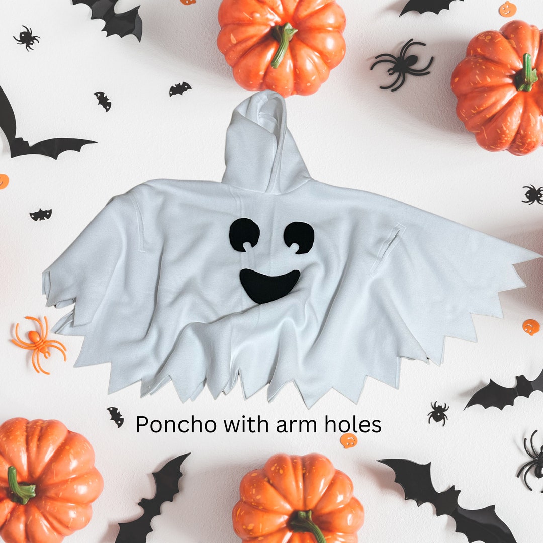 Ghost Car Seat Poncho Ghost Costume Kids Toddler Child Baby Poncho ...