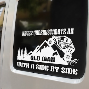 Side by Side, ATV Sticker, Utv Riding, Tailgate Rzr Decal, Polaris ...