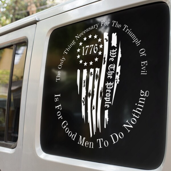 Patriotic Decal - Etsy