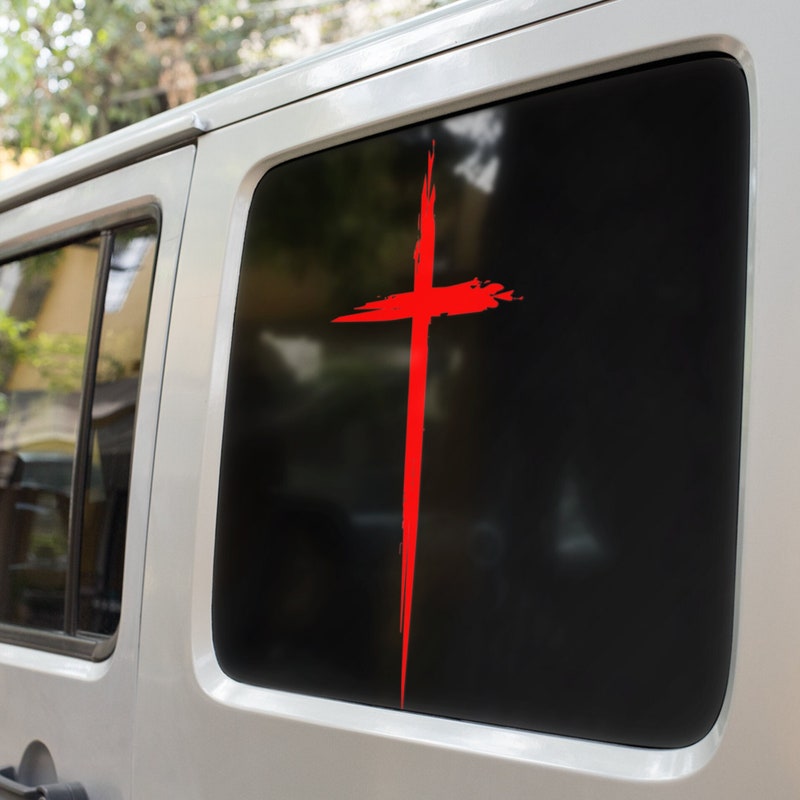 Cross Decal - Etsy