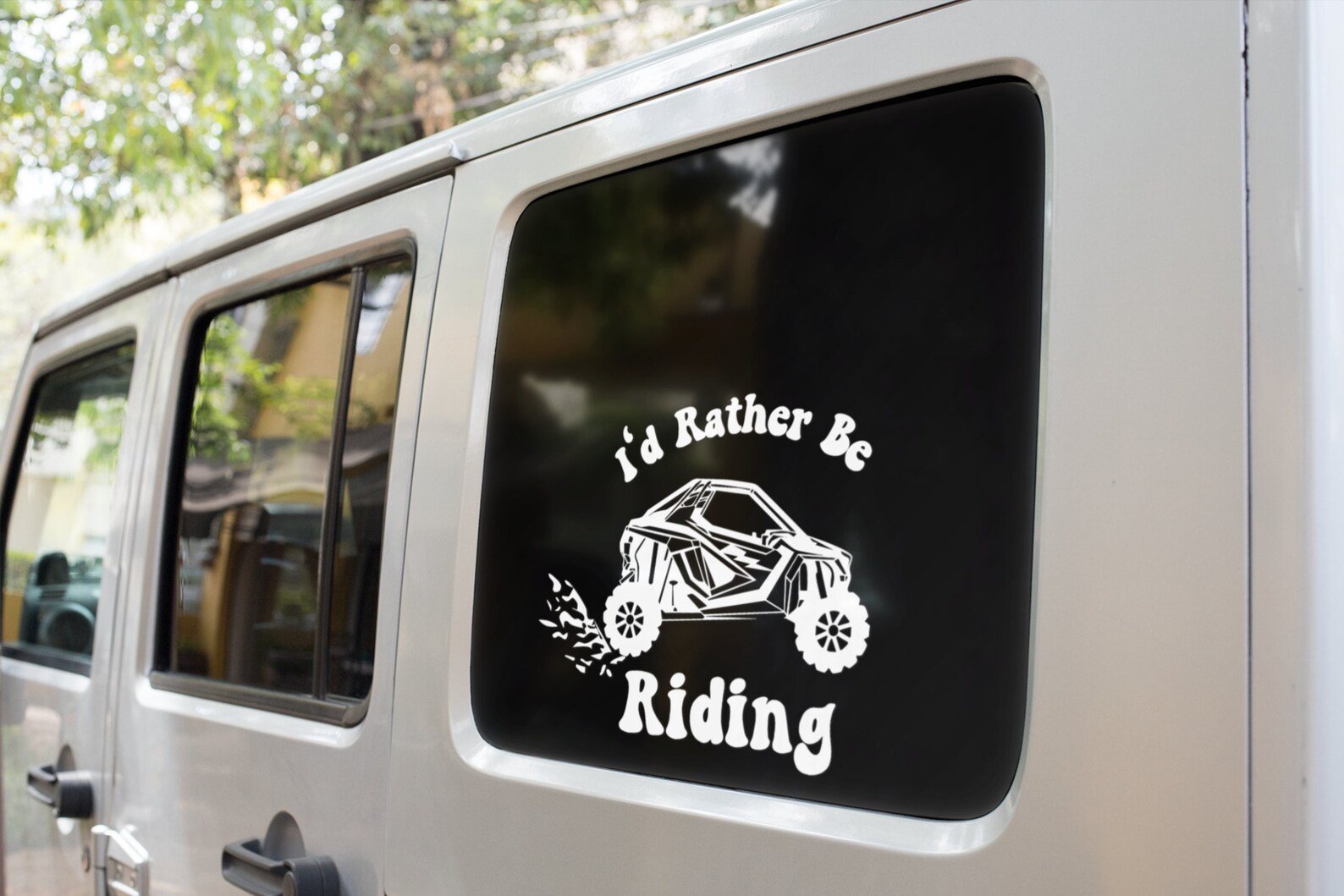 Side by Side, ATV Sticker, Utv Riding, Tailgate Rzr Decal, Polaris ...