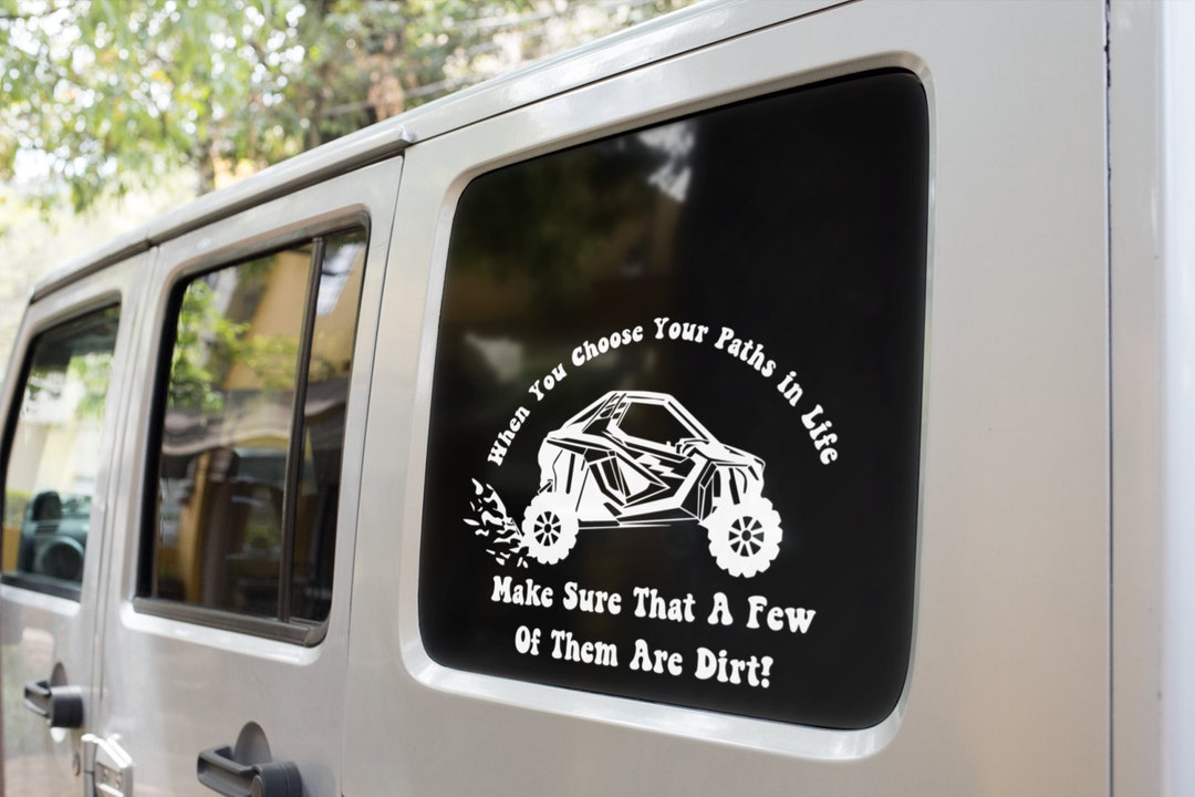 Side by Side, ATV Sticker, Utv Riding, Tailgate Rzr Decal, Polaris ...