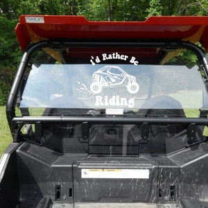 Side by Side, ATV Sticker, Utv Riding, Tailgate Rzr Decal, Polaris ...