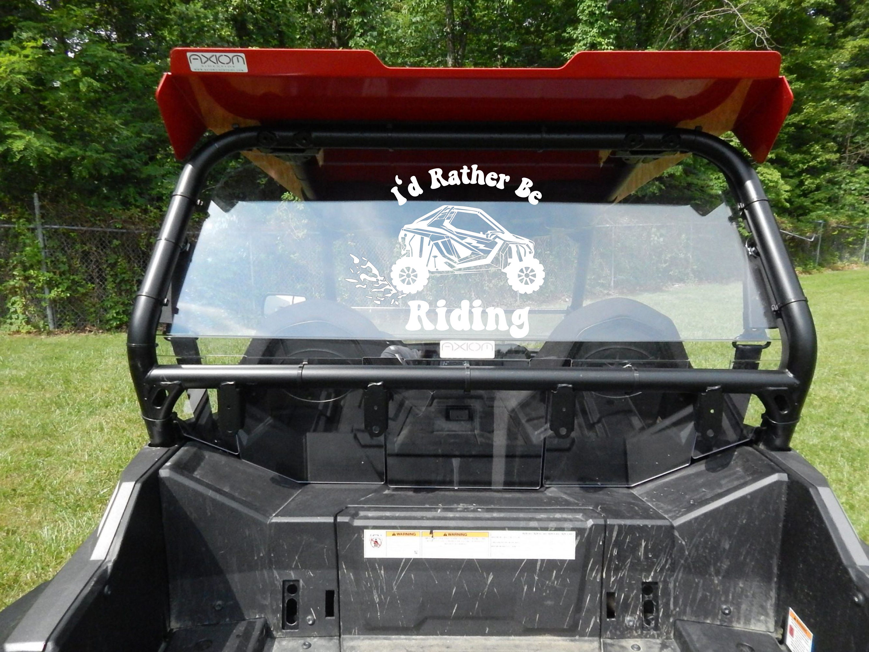 Side by Side, ATV Sticker, Utv Riding, Tailgate Rzr Decal, Polaris ...