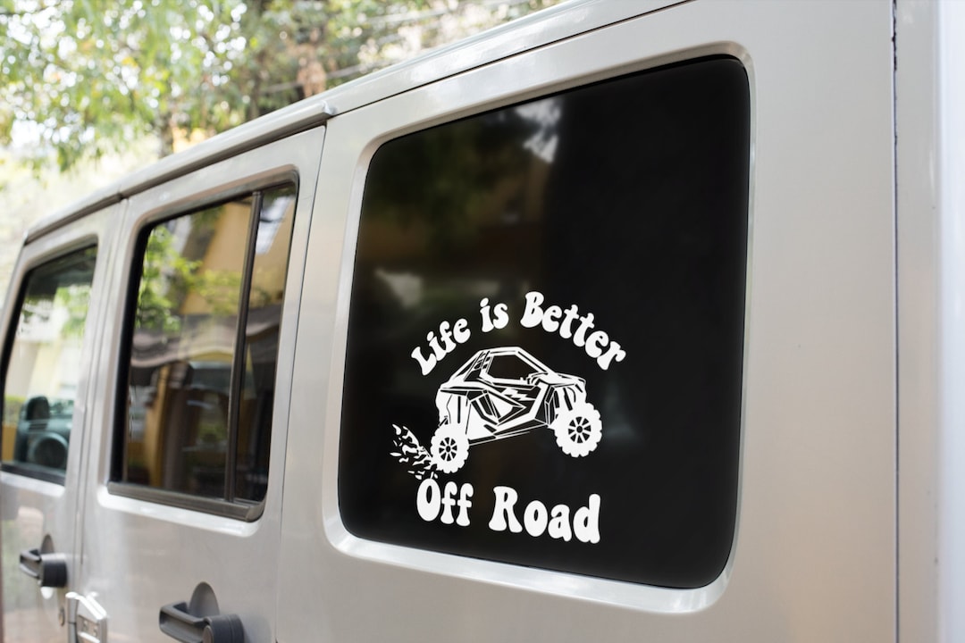 Side by Side, ATV Sticker, Utv Riding, Tailgate Rzr Decal, Polaris ...