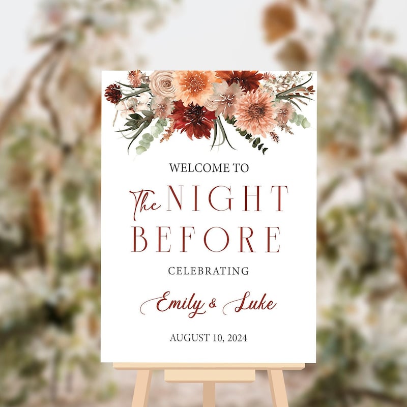 Rehearsal Dinner Sign - Etsy
