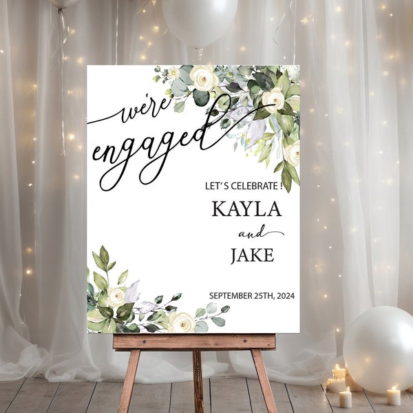Engagement Welcome Sign - Etsy