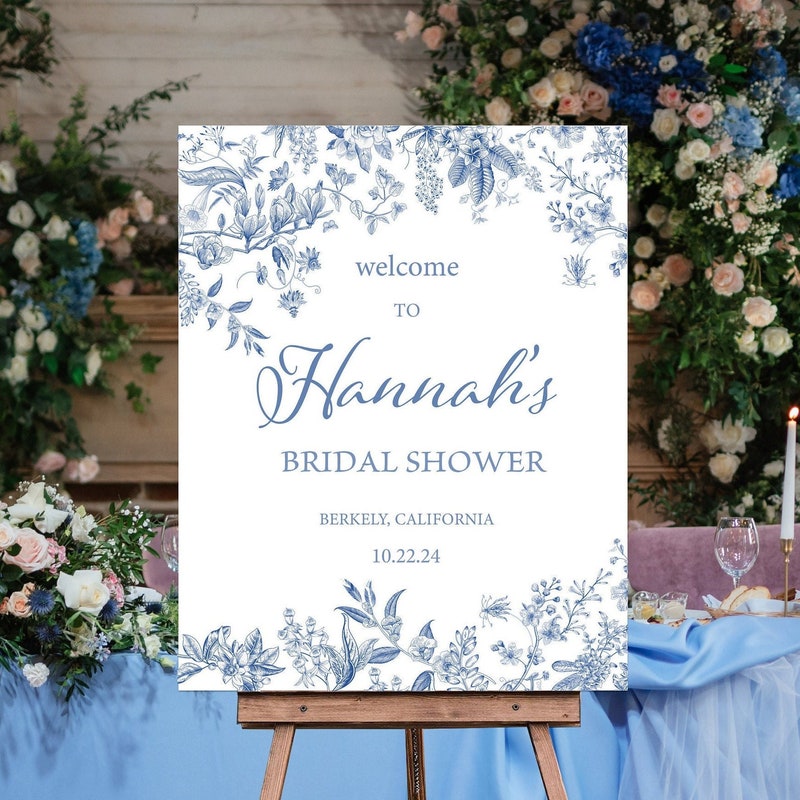Bridal Shower Welcome Sign - Etsy