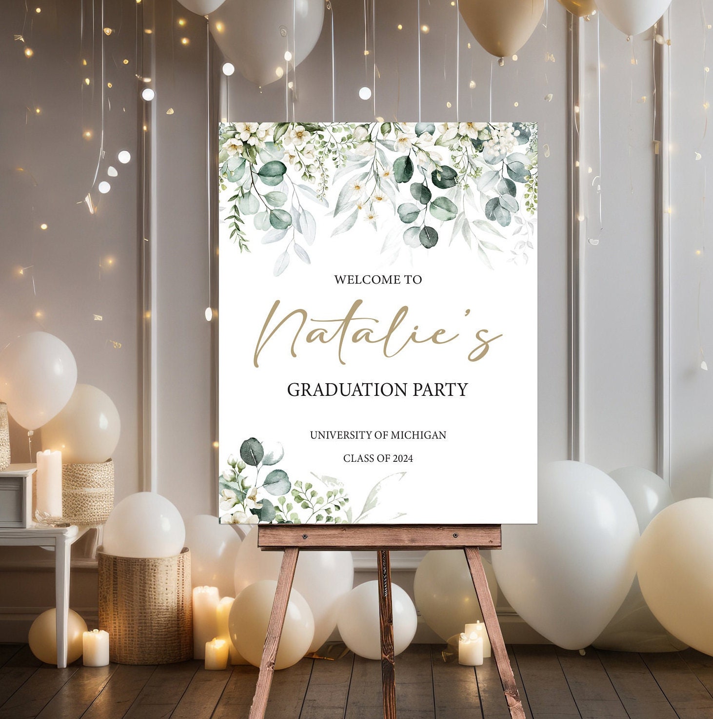 Graduation Party Welcome Sign, Graduation Party Decorations, Custom ...