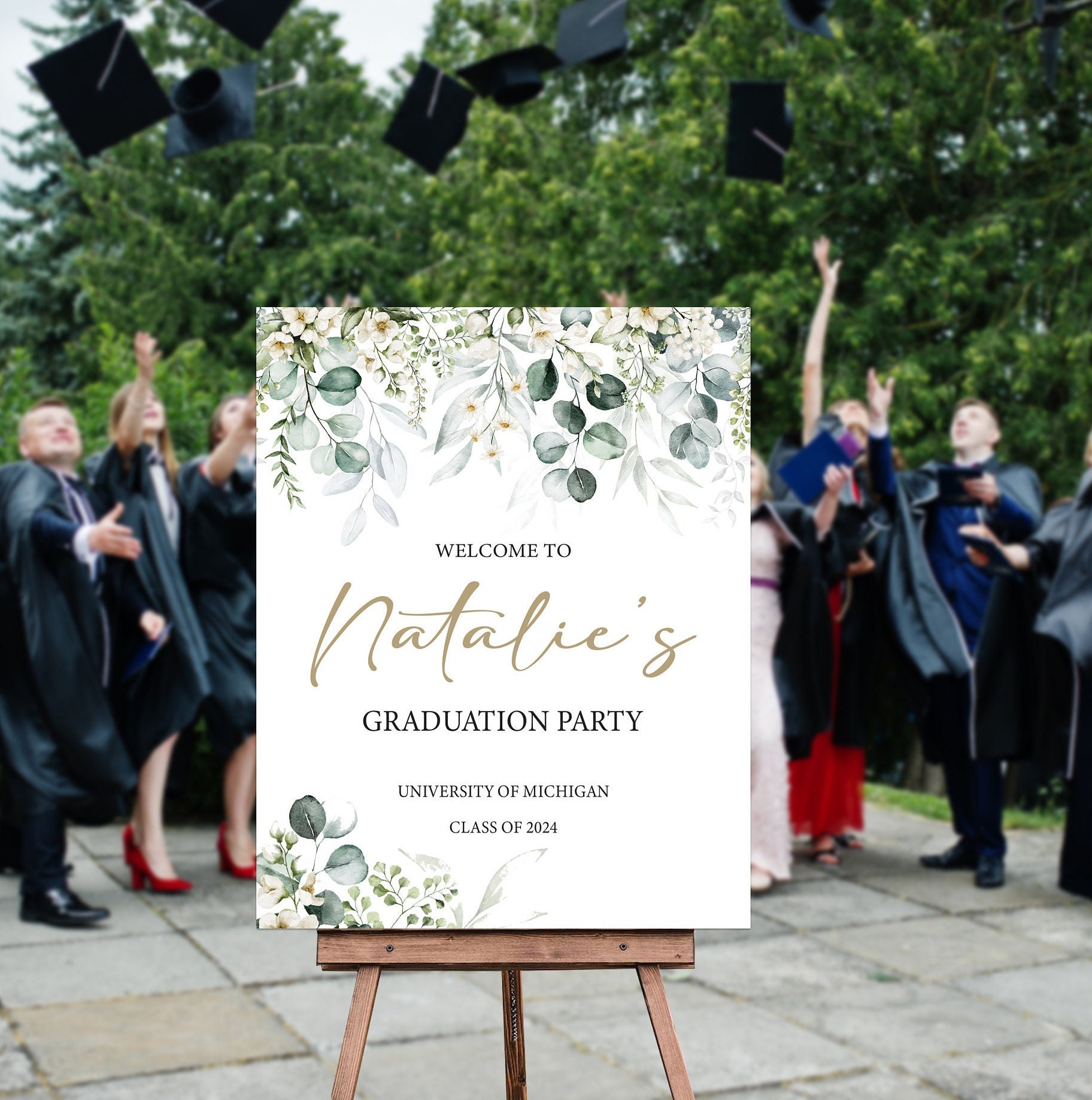 Graduation Party Welcome Sign, Graduation Party Decorations, Custom ...