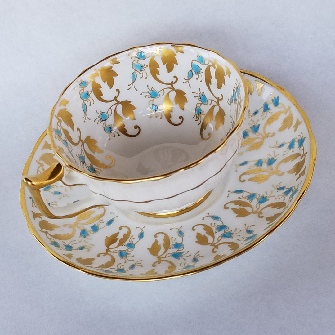 Vintage Teacup Royal Chelsea English Bone China Hand Painted Elegant ...