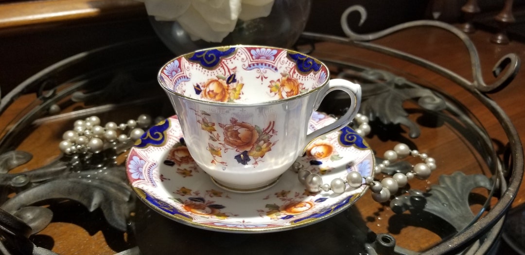 Vintage English Tea Cup, Anchor China by SB and S, dawlish Pattern ...