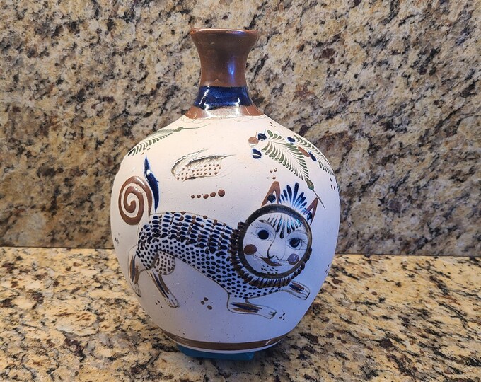 Vintage Mexican Pottery, Tonala Pottery, Mexican Folk Art, Vase ...