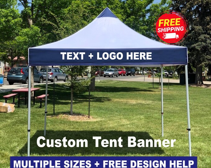 Canopy Vinyl Banner, Tent Banner, Trade Show, Functions, Festivals ...
