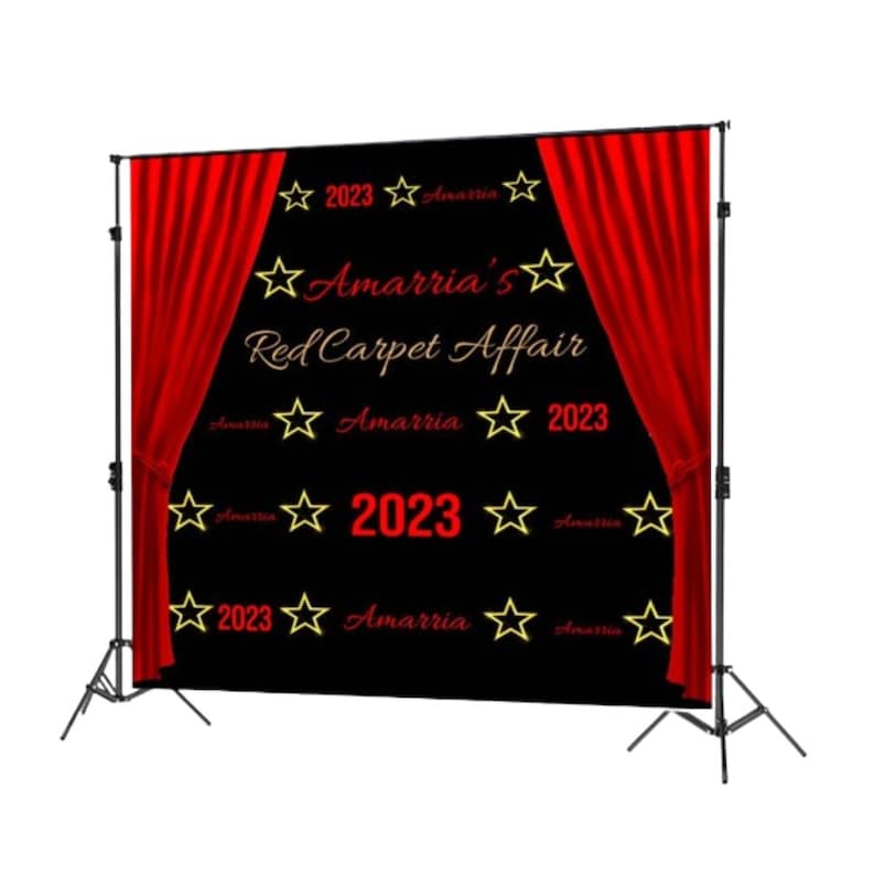 Custom Backdrop Banner Complete Custom Design Birthday Party Banner ...