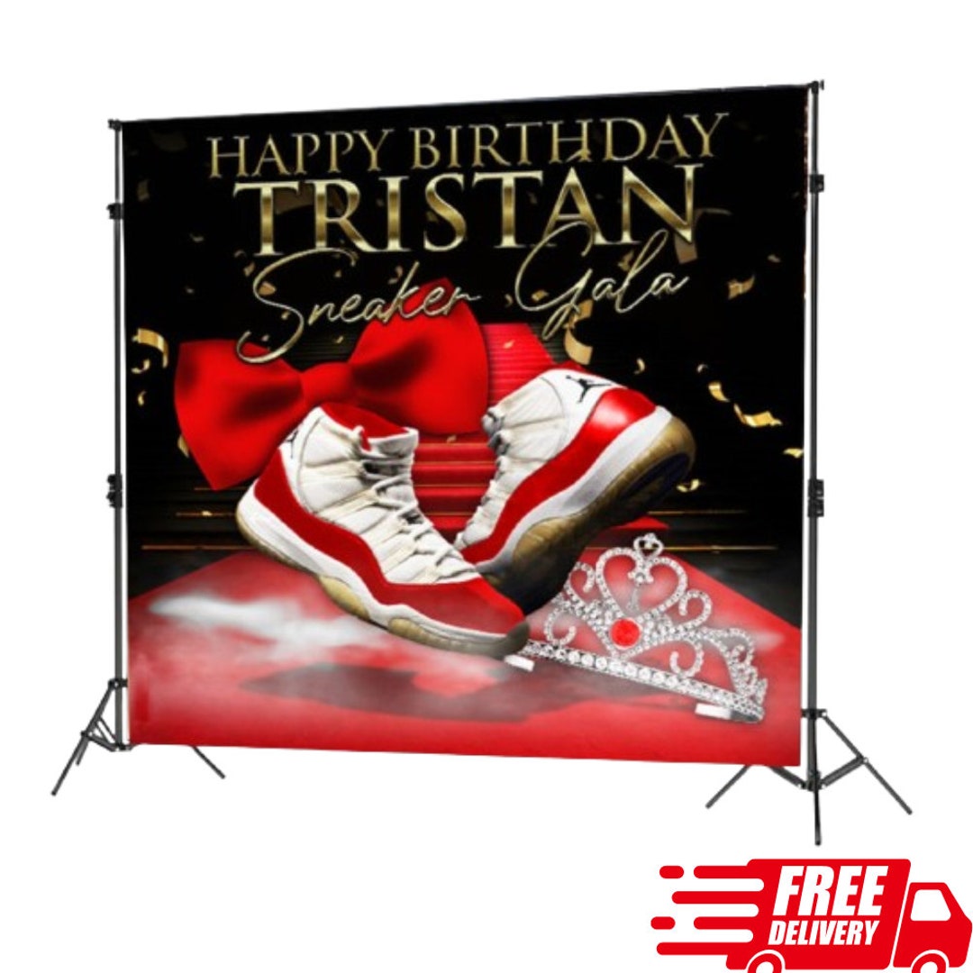 Custom Backdrop Banner | Complete Custom Design | Birthday Party Banner ...