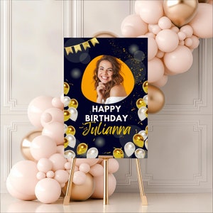 Birthday Party Welcome Sign | Custom Birthday Welcome Banner | Birthday ...