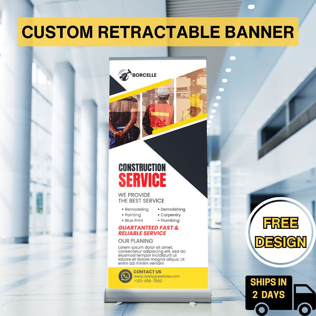 Roll up Banner Stand Custom Retractable Banner Stand Pop up Banner ...