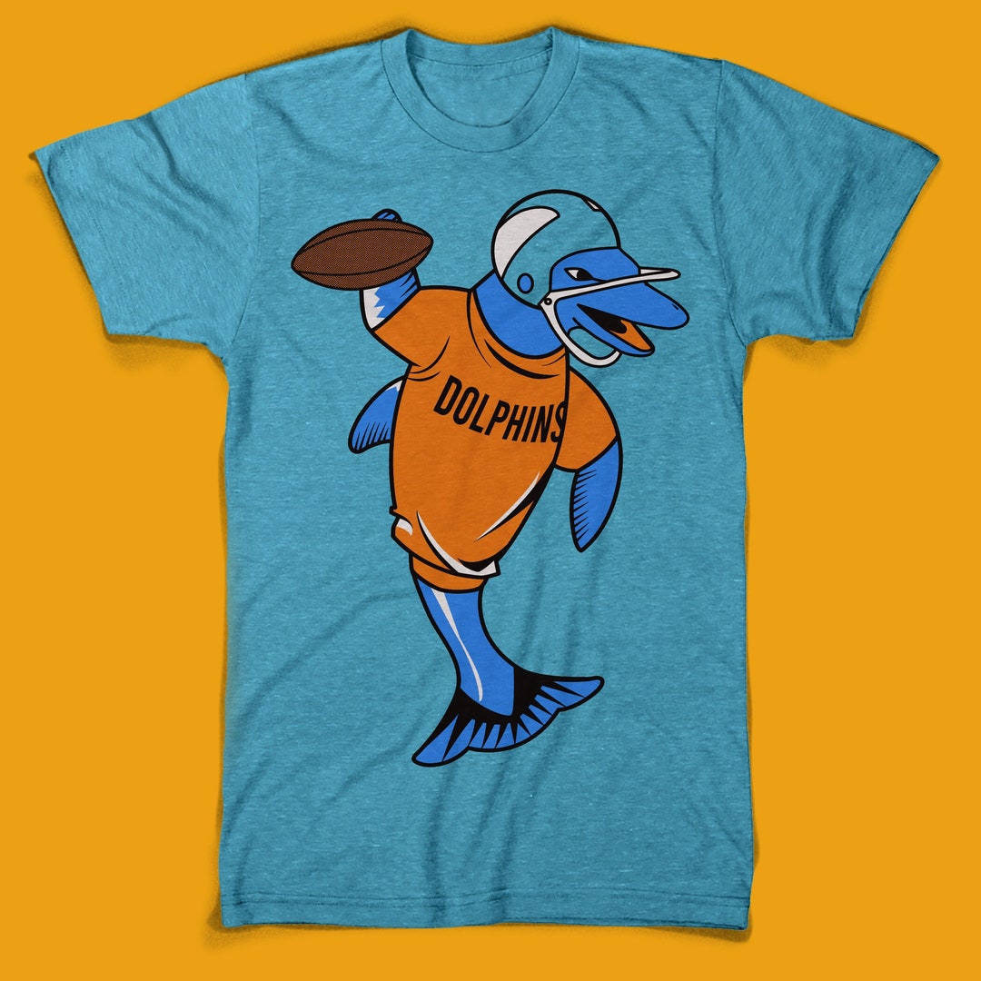 Go Fins! ---- 1960's Miami Dolphins Inspired Vintage Style AFL Logo ...