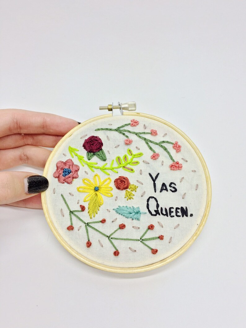 Yas Queen Embroidery. - Etsy
