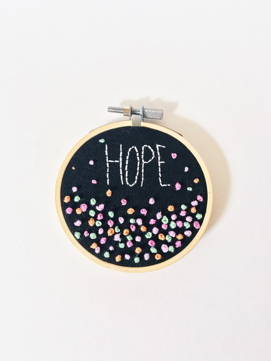 Hope and Confetti Embroidery - Etsy