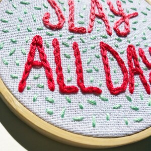 Slay All Day Embroidery - Etsy