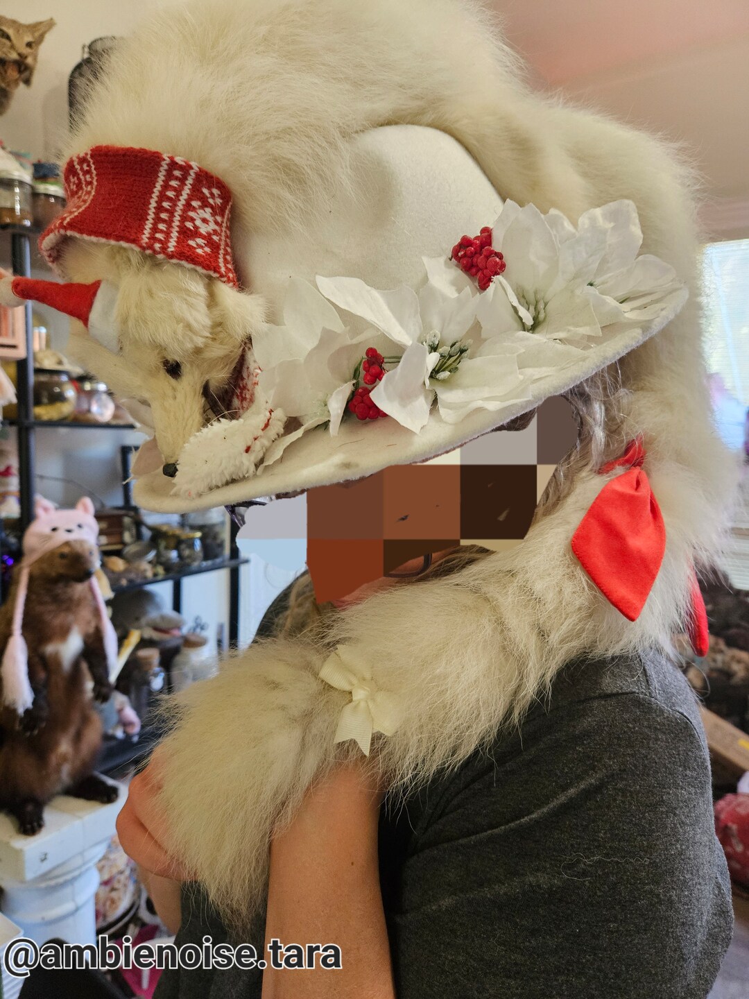 Russian Fox Taxidermy Mount. Mounted to a Hat. - Etsy