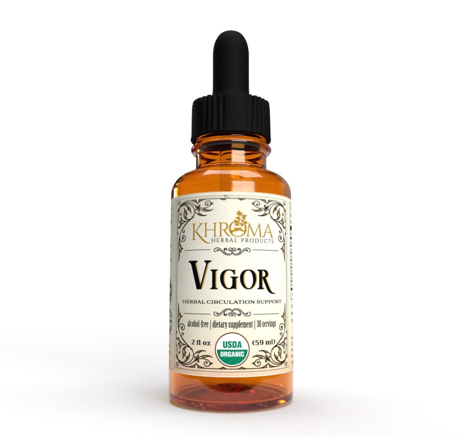 VIGOR - Organic Circulation Complex - 2 Oz Liquid - 30 Servings in a ...