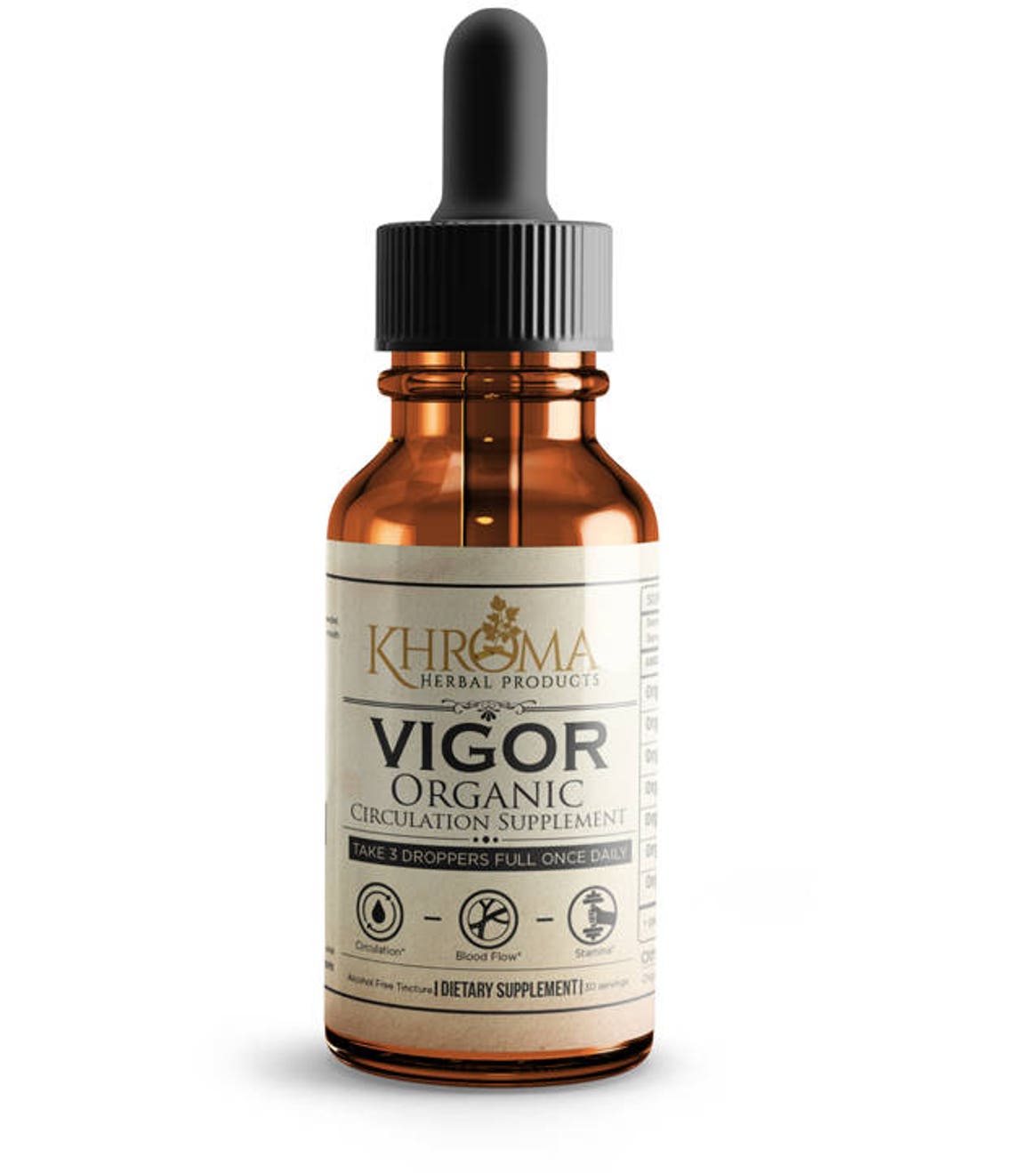 VIGOR Organic Circulation Complex 2 Oz Liquid 30 Servings in a Glass ...